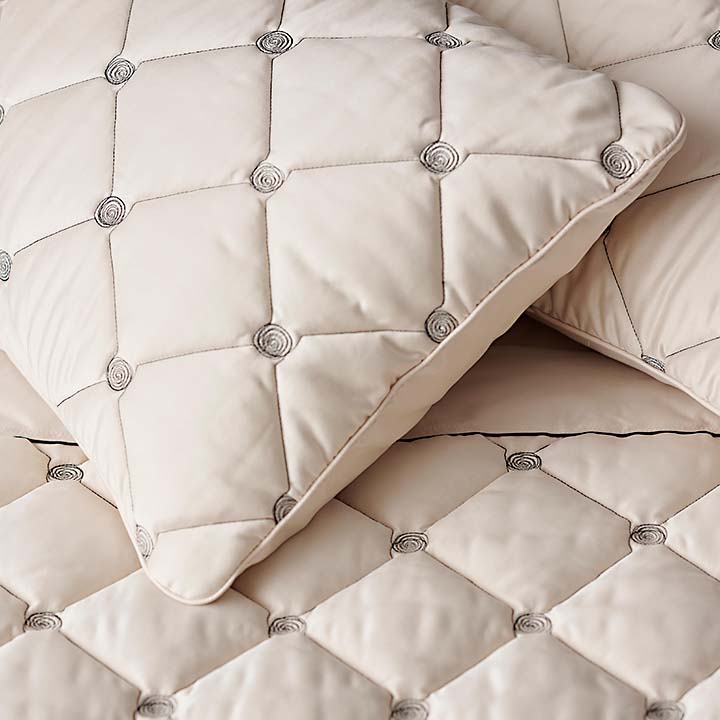 Coco Bed Quilt Set Cream